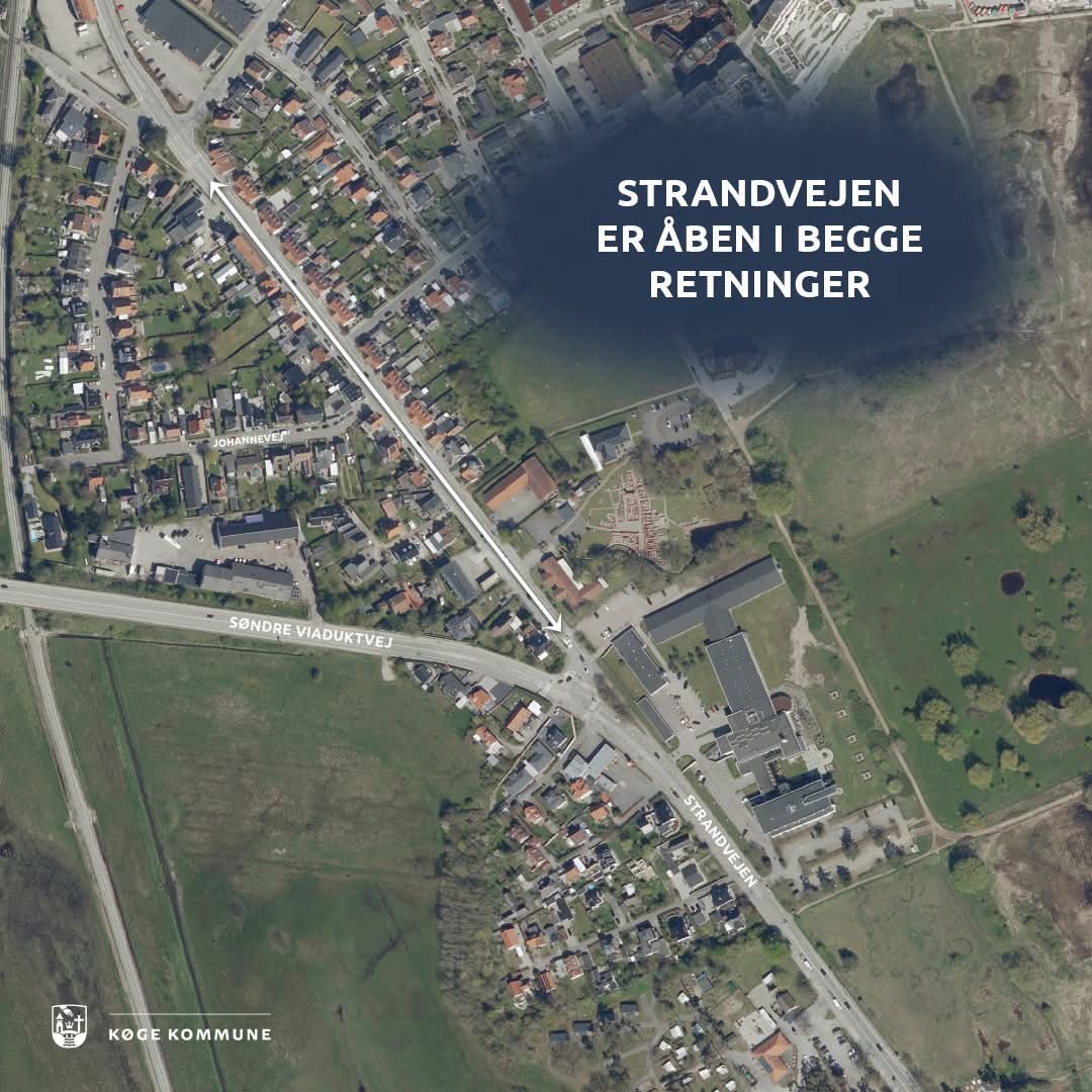 Strandvejen er åben – herfølge.nu
